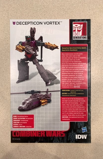 The Transformers: Combiner Wars #1 (2015) Hasbro Decepticon Vortex ...