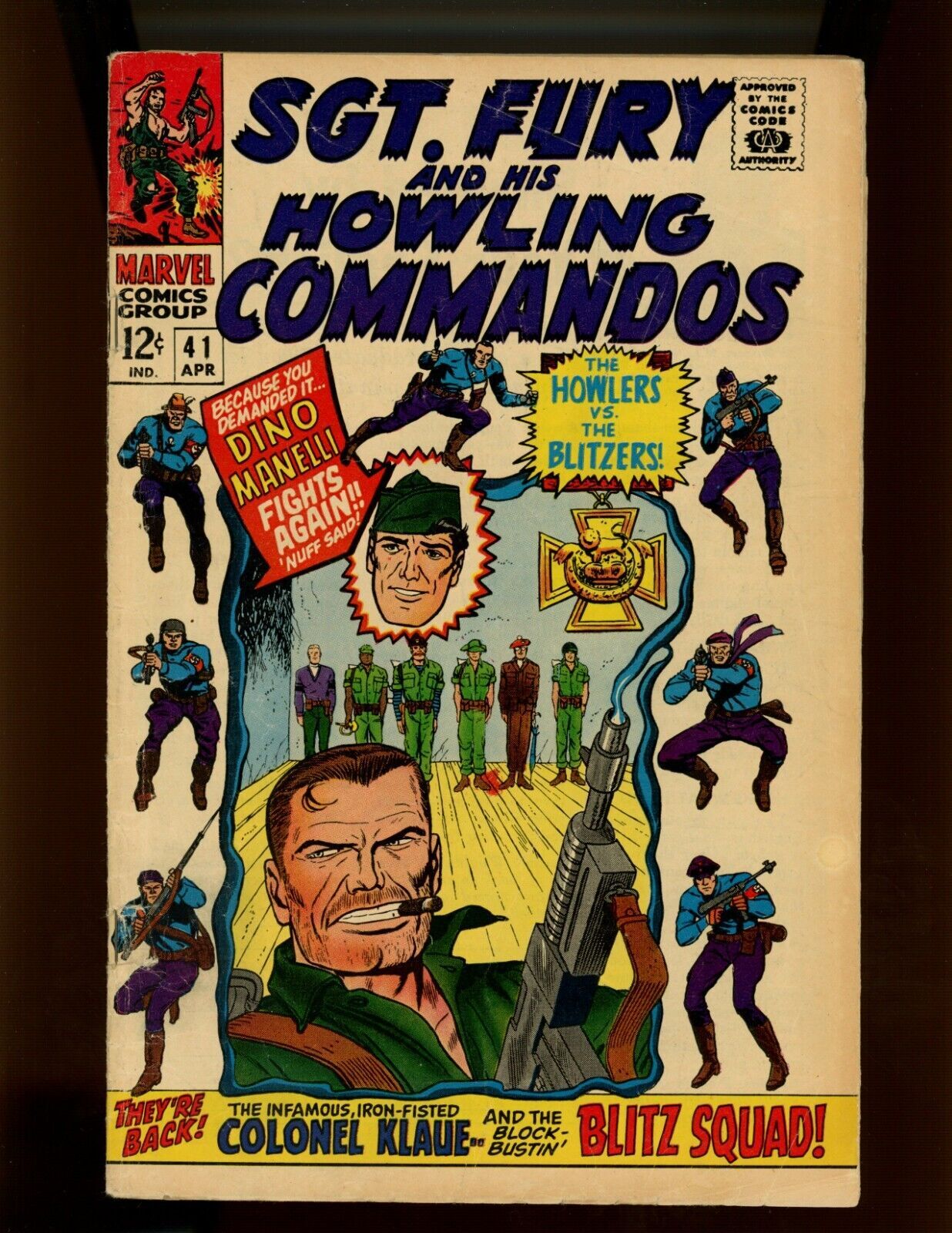 (1967) Sgt. Fury #41 - Silver Age! "Blitzkrieg in Britain!" (3.5 ...