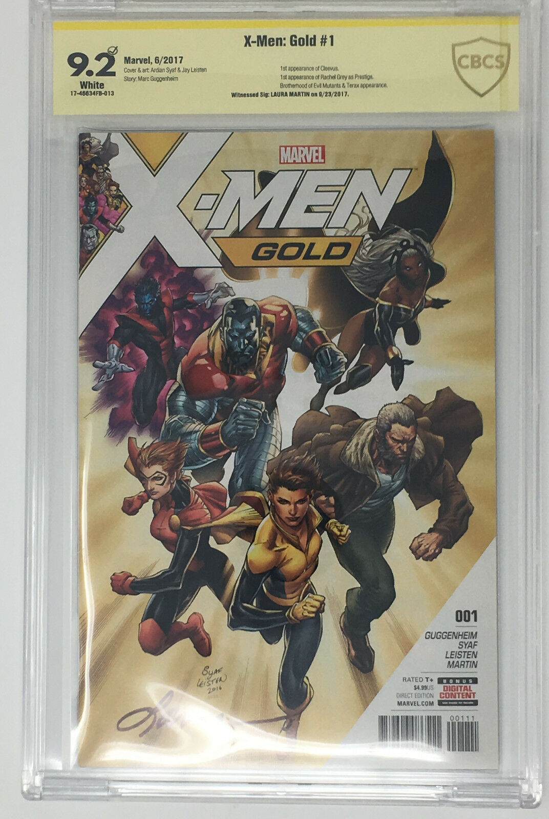 X-Men Gold 1 1st App Cleevus & Prestige controversial art by Syaf ...
