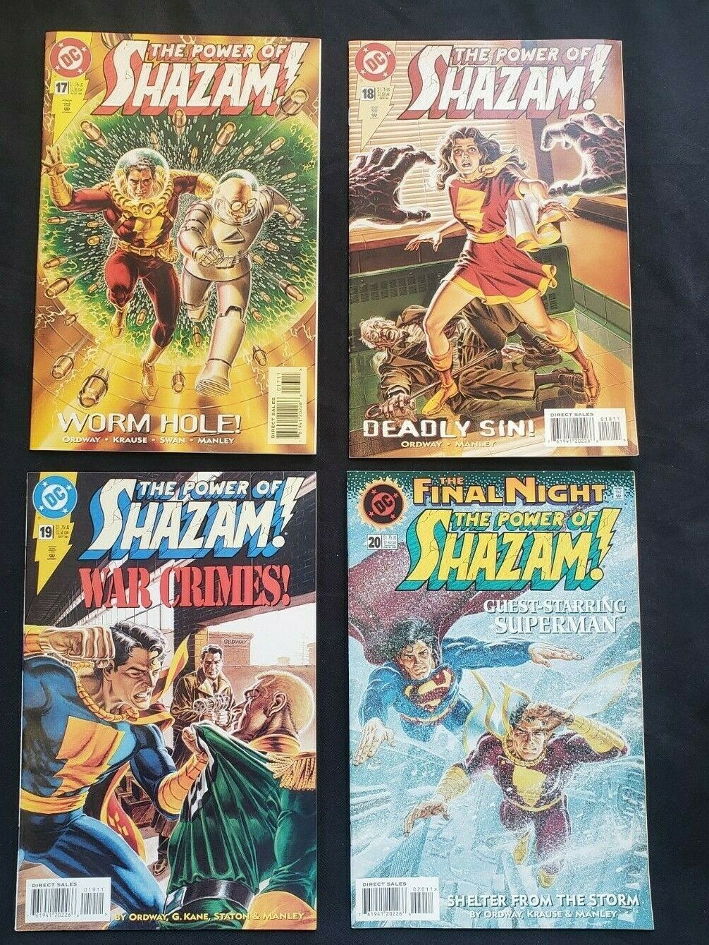 Power de Shazam 4PC (MB) Números # 17-20, Agujero Gusano, Deadly Sin ...