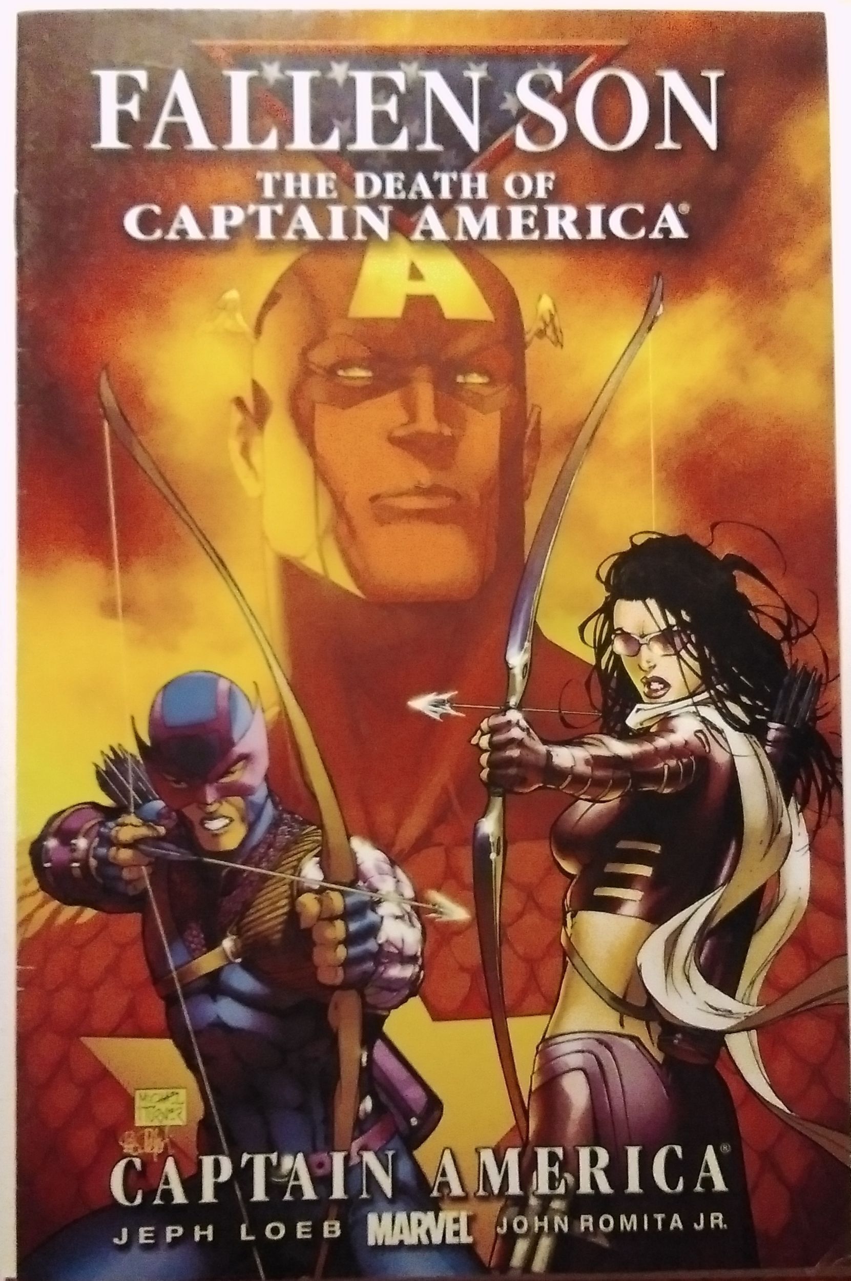Fallen Son: The Death of Captain America #3 (2007) Hawkeye Kate Bishop ...