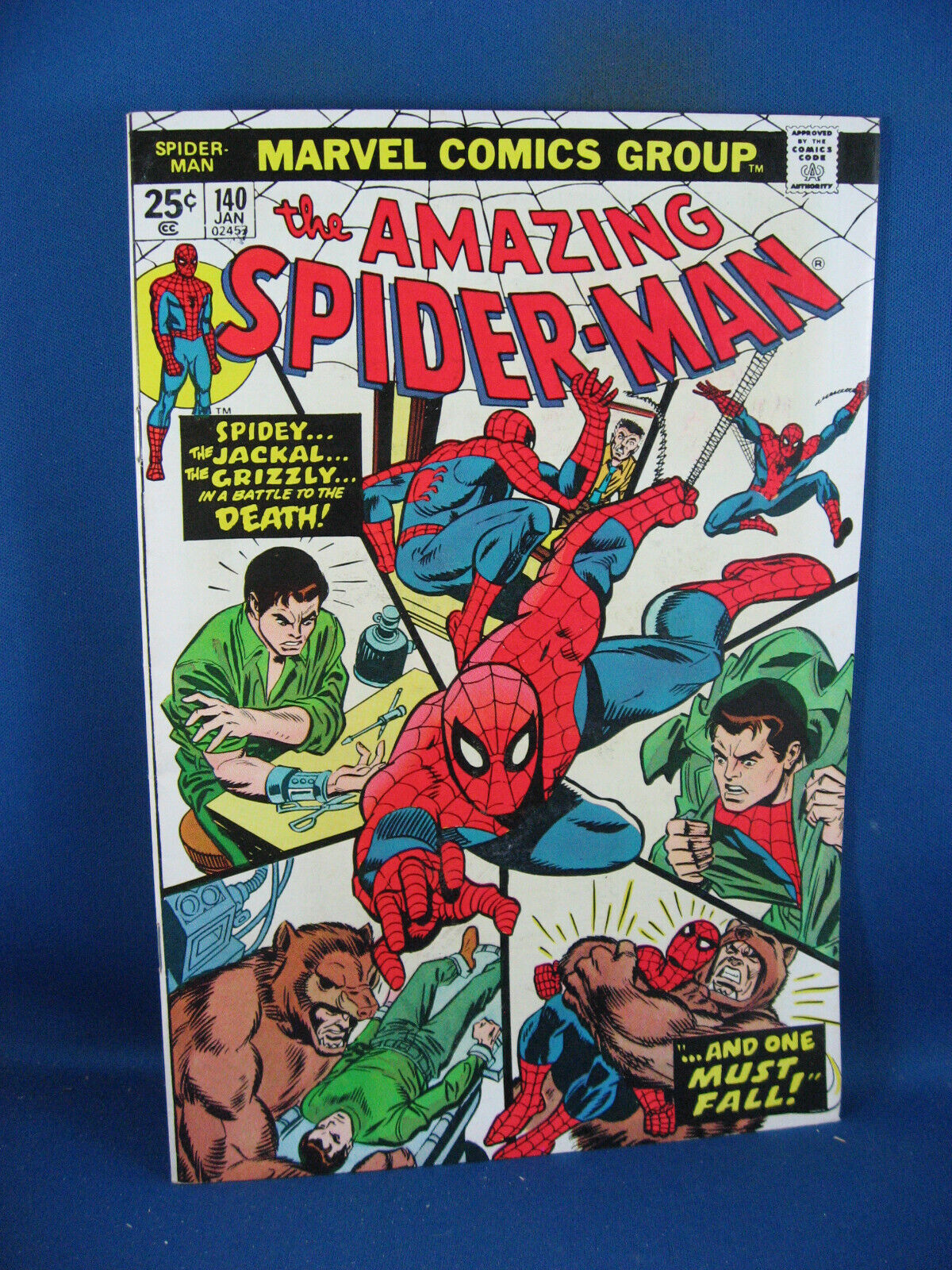 Amazing Spiderman 140 VF Marvel 1975 Mark Jewelers Insert | Comic Books ...