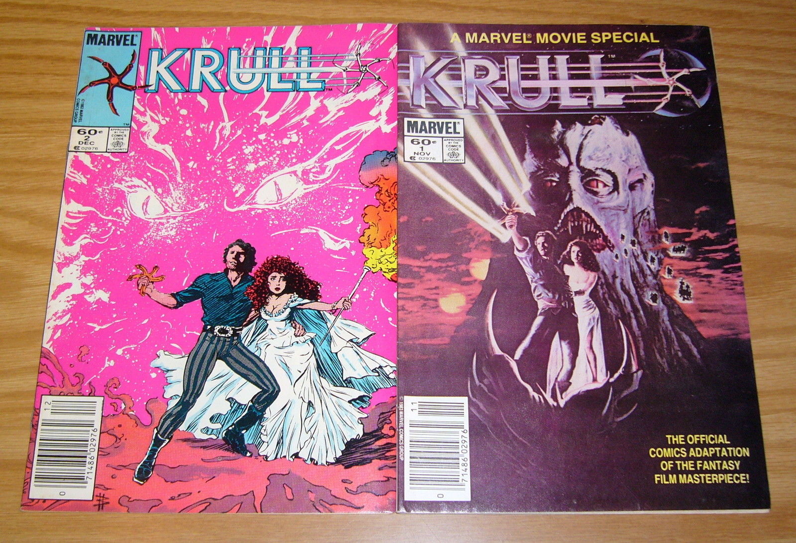 Krull #1-2 VF complete series marvel movie special adapts the film ...