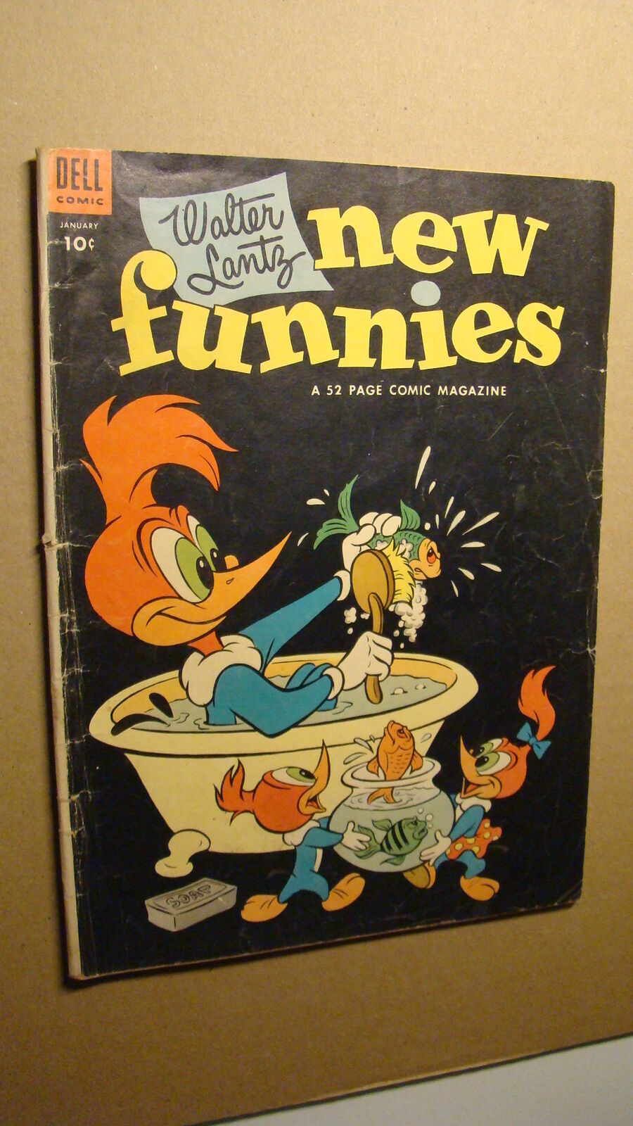 New Funnies 203 ** Woody Woodpecker Dell Comics 1954 Walter Lantz ...