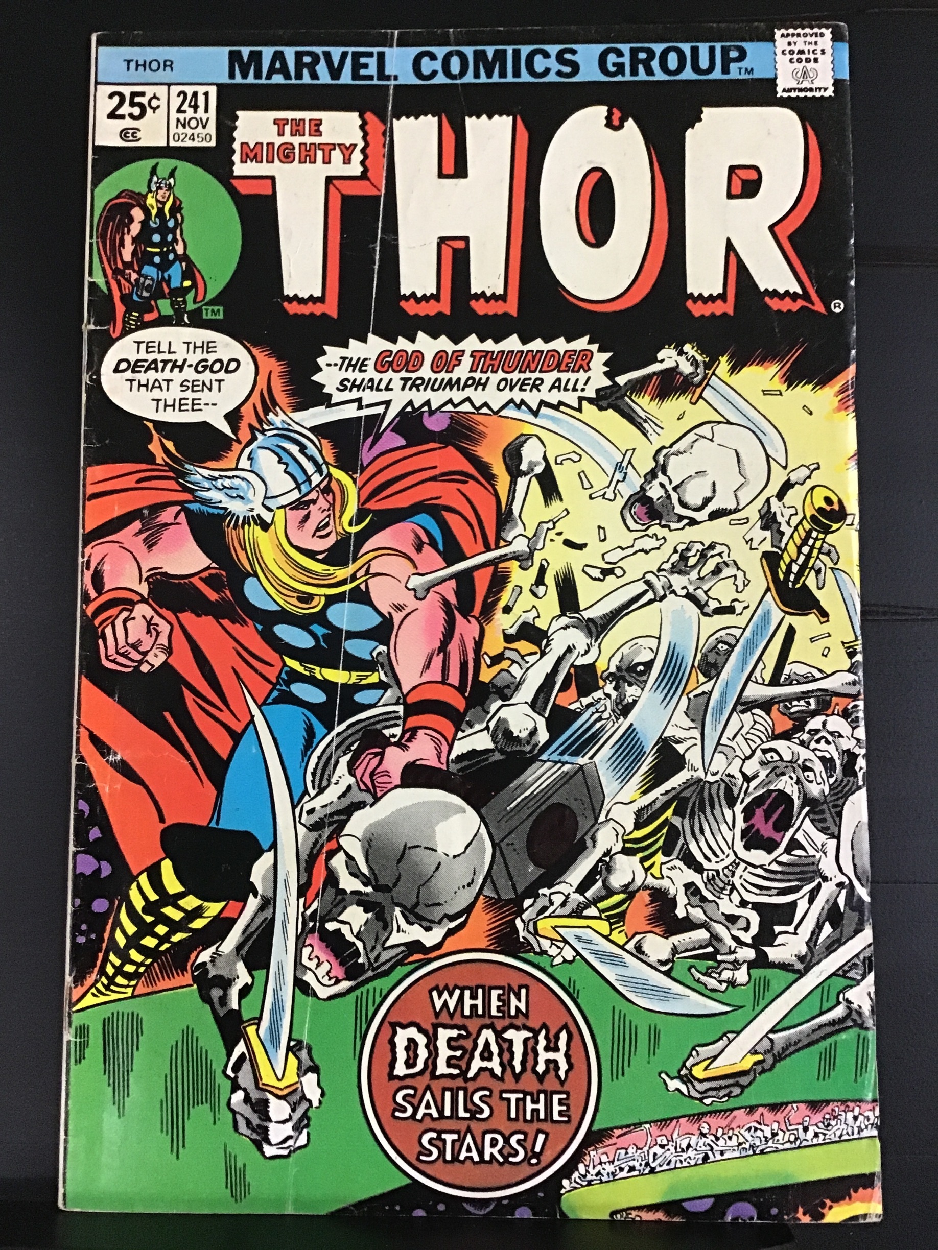 The Mighty Thor 241, When Death Sails the Stars! | Comic Books - Modern ...