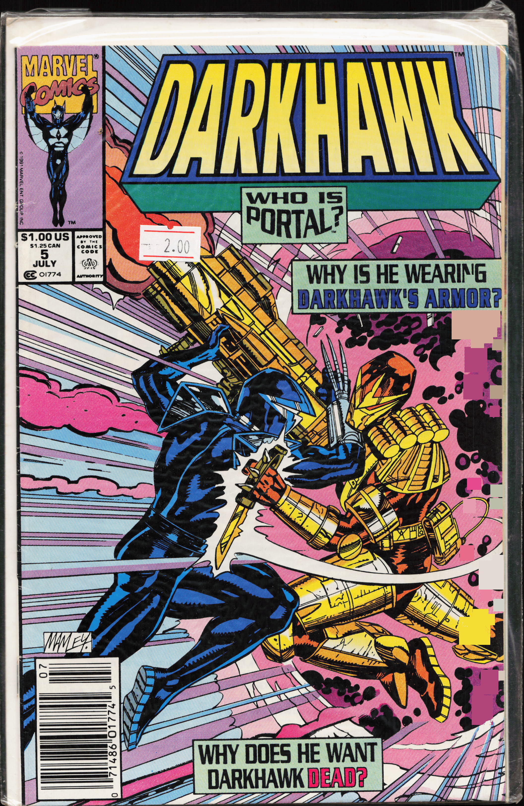 Darkhawk #5 (1991) Darkhawk | Comic Books - Copper Age, Marvel, Darkhawk, Superhero / HipComic