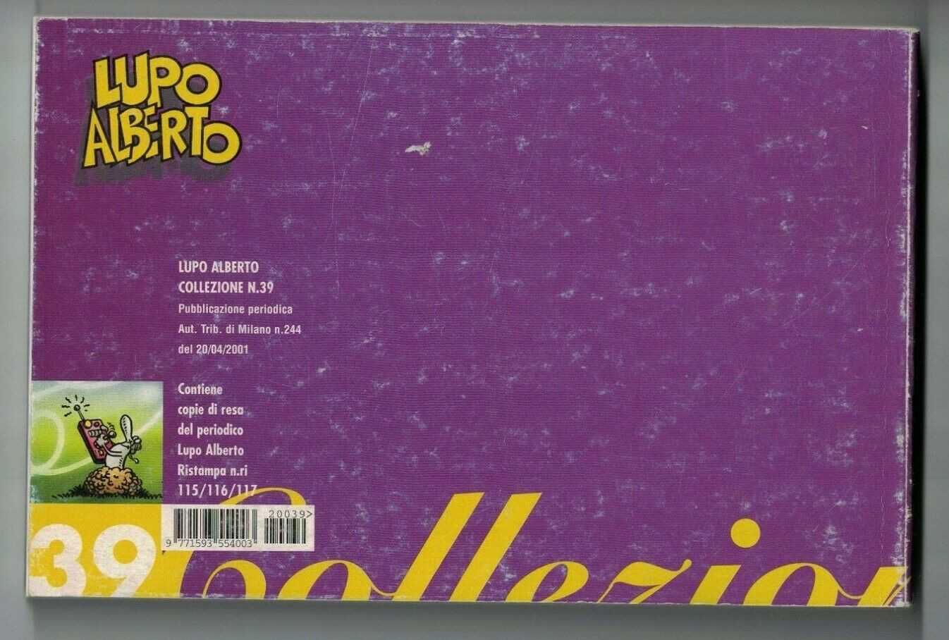 Lupo Alberto Collezione #39 VG silver-wolf - collection pack reprints ...