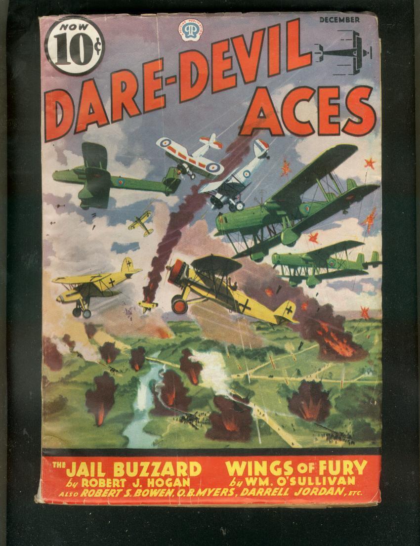 Dare-Devil Aces Pulp-Dec 1936-Jail Buzzard-Red Falcon- VG | Comic Books ...