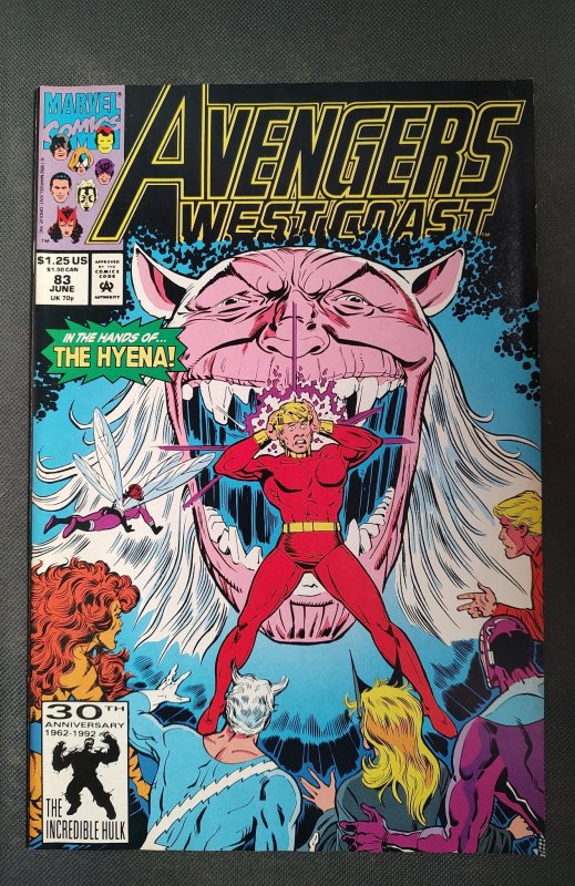 Avengers West Coast #83 (1992) | Comic Books - Modern Age, Marvel ...