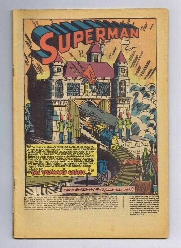 DC Special #14 ORIGINAL Vintage 1971 DC Comics Superman Neal Adams ...