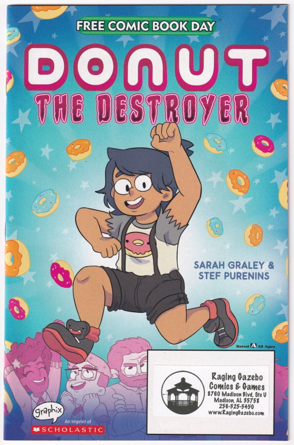 Donut The Destroyer FCBD Free Comic Book Day 2020 Scholastic Sarah ...