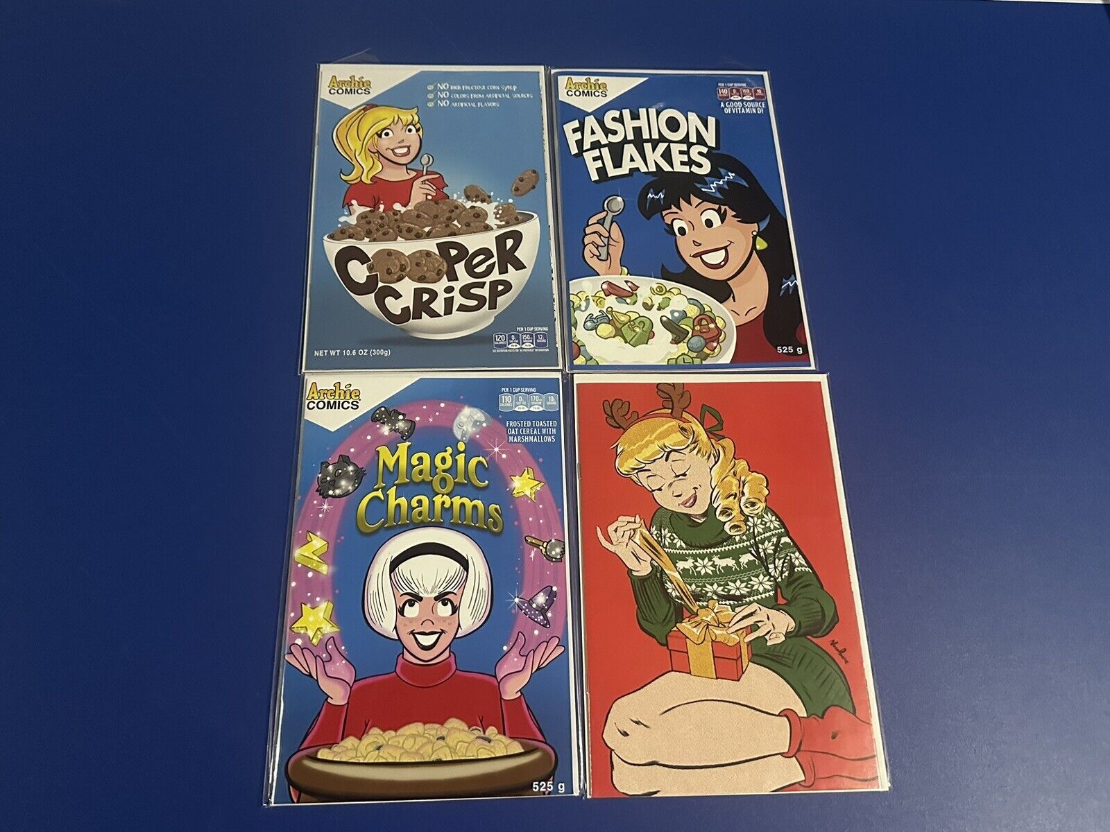 Archie Betty Veronica Sabrina Cereal Variants Christmas Mariano San ...