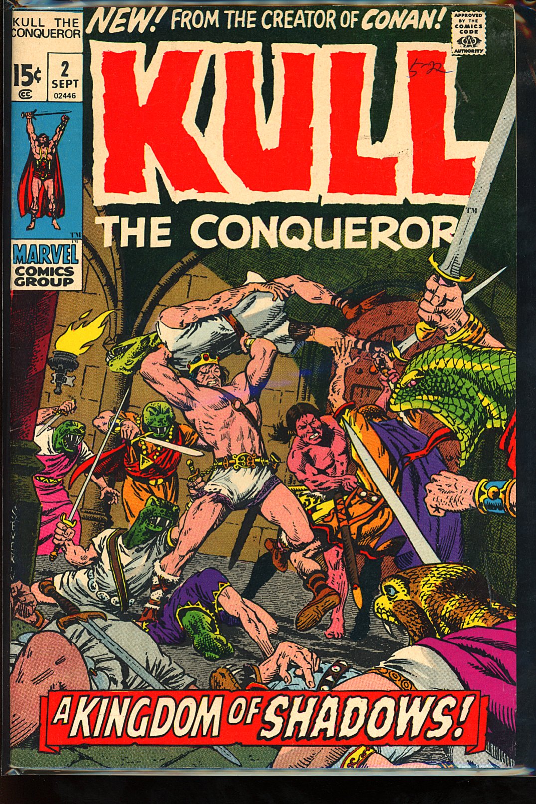 Kull the Conqueror #2 (1971) | Comic Books - Bronze Age, Marvel / HipComic