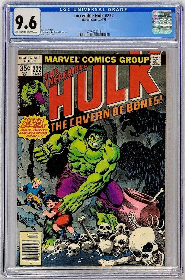 Incredible Hulk #222 Marvel 1978 CGC 9.6 NM+ Jim Starlin Cannibal ...