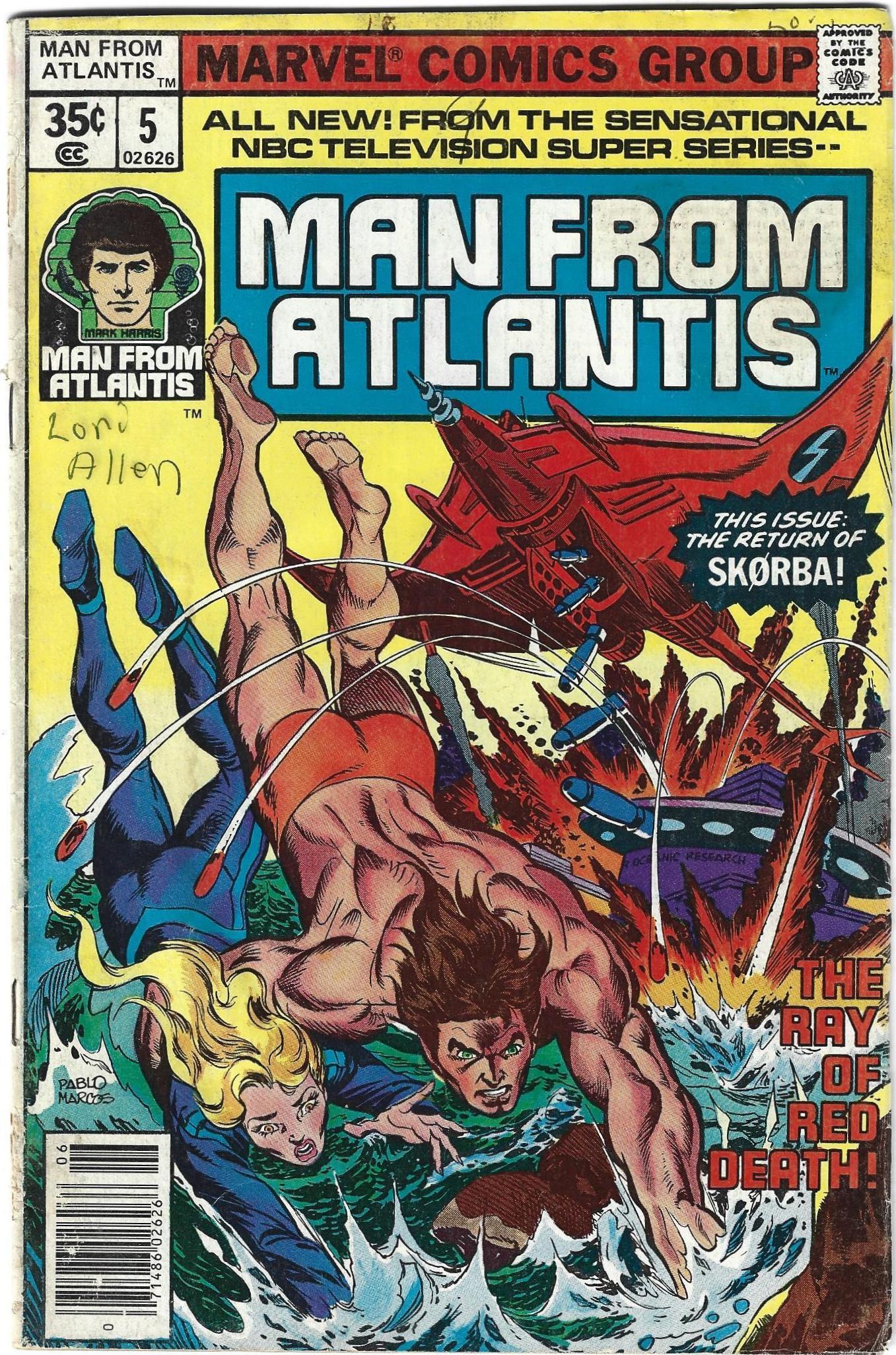 Man from Atlantis #5 (1978) | Comic Books - Bronze Age, Marvel, Movie ...