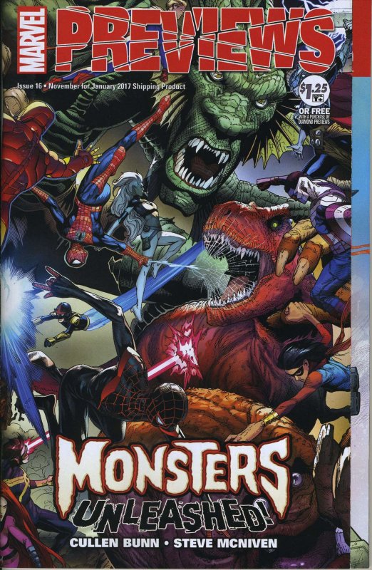Marvel Previews (3rd Series) #16 FN ; Marvel | Monsters Unleashed ...