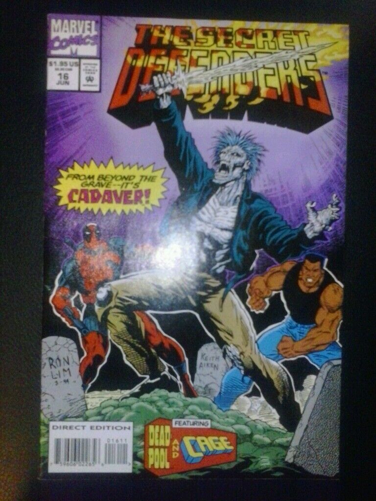 THE SECRET DEFENDERS #16 early DEADPOOL 2nd APPEARANCE as part of team ...