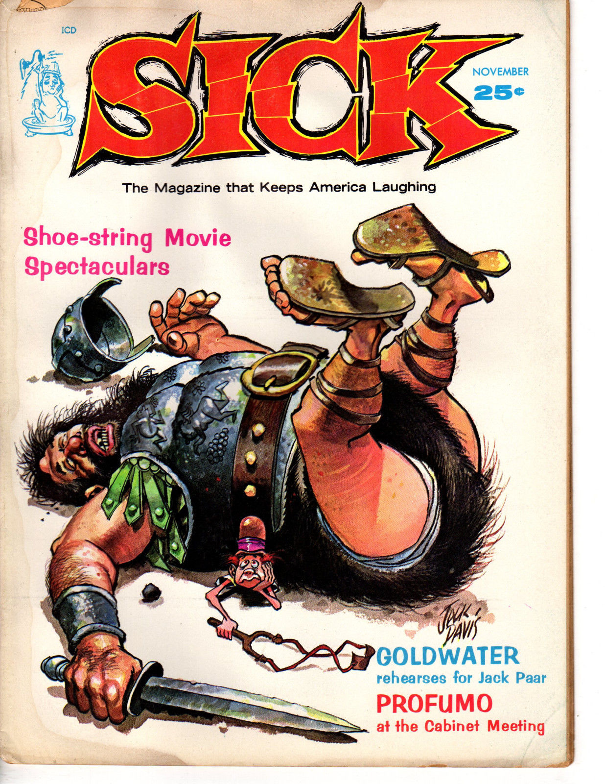 Sick- The Magazine that Keeps America Laughing November 1963 v4 #2 Ed ...
