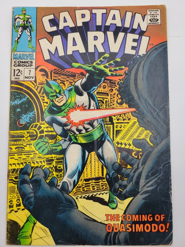 Captain Marvel #7 (1968) | Comic Books - Silver Age, Marvel, Captain ...