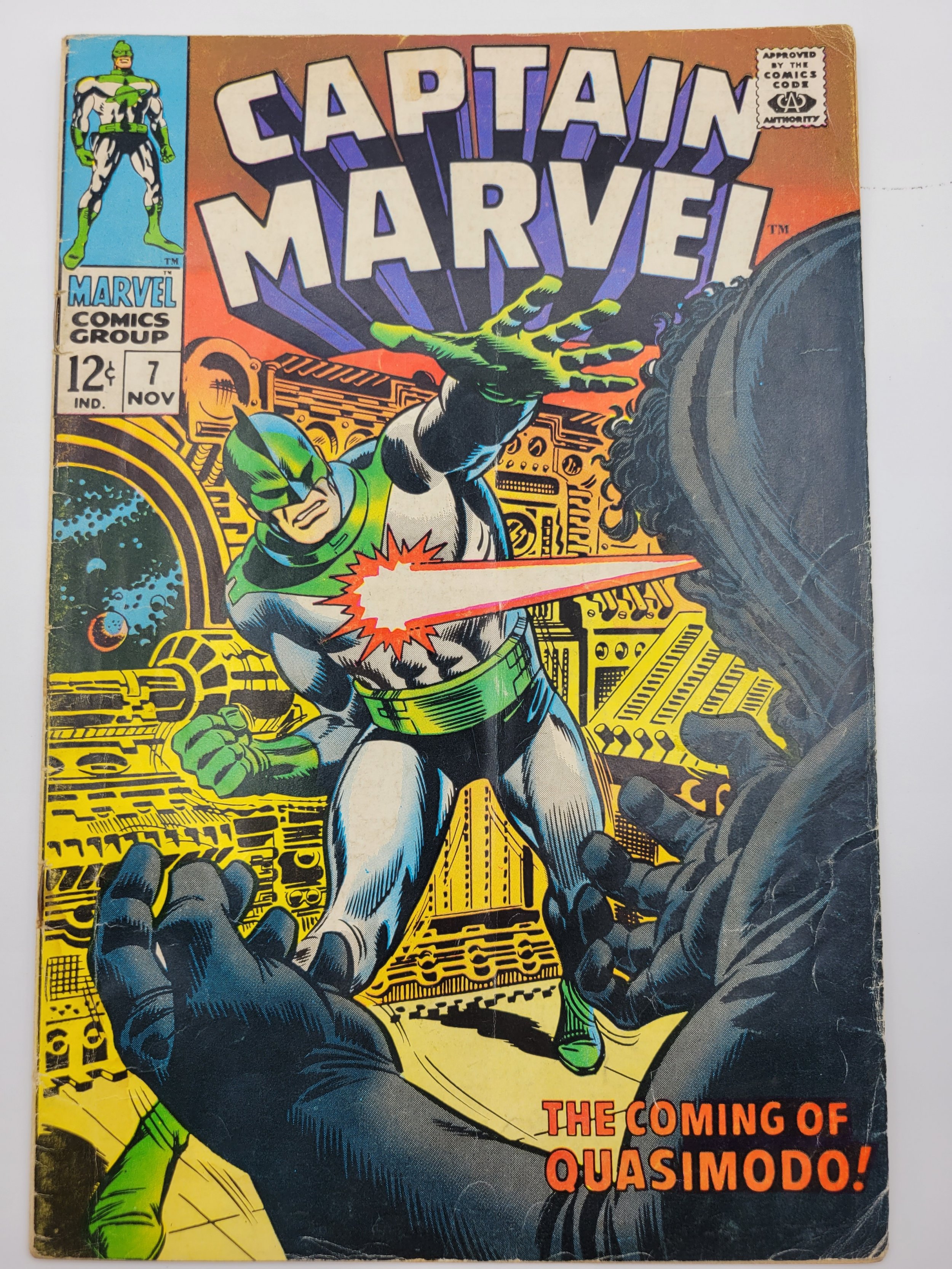 Captain Marvel #7 (1968) | Comic Books - Silver Age, Marvel, Captain ...