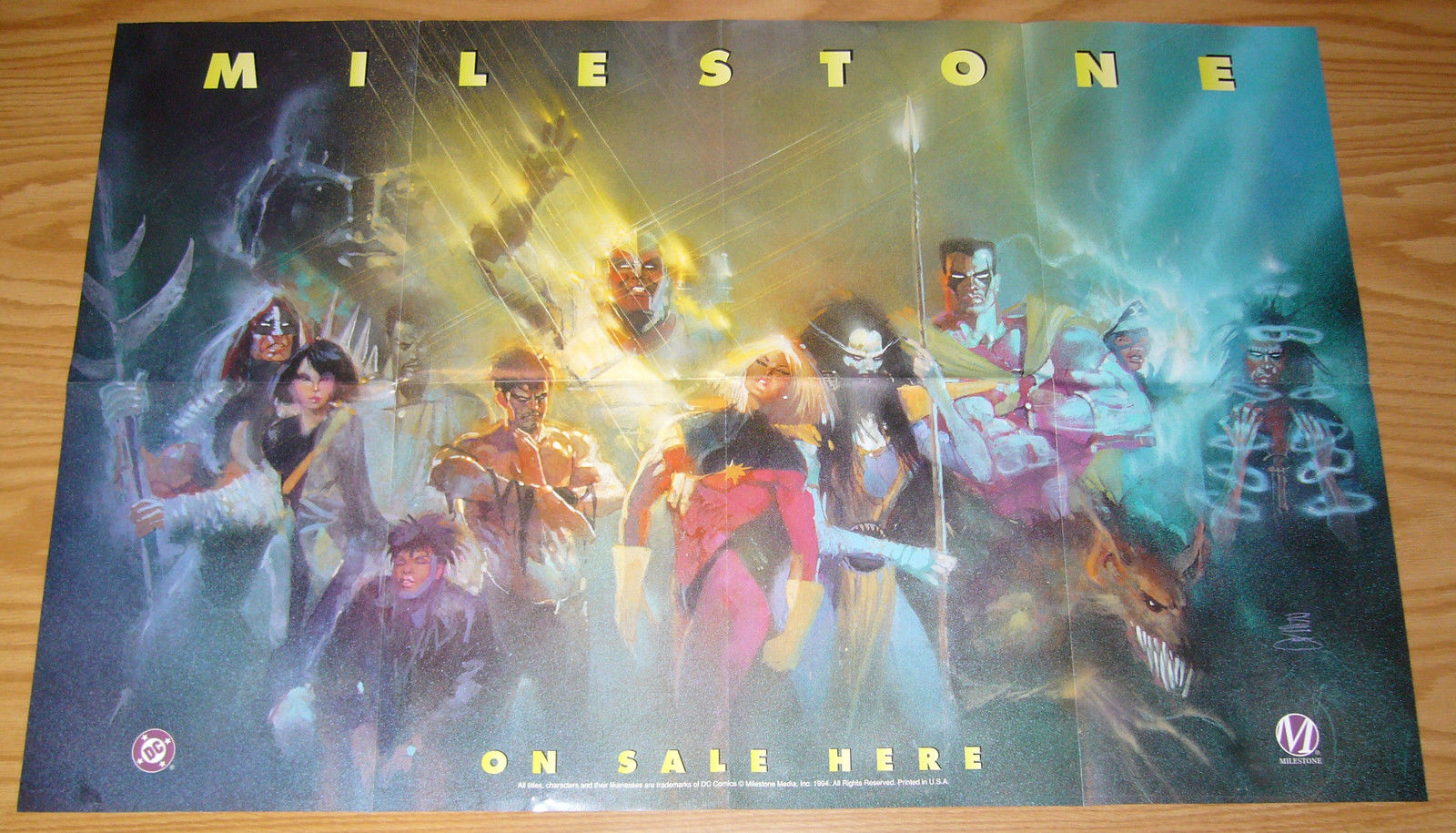 DC Milestone Poster - 22" x 34" - bill sienkiewicz - static/icon ...