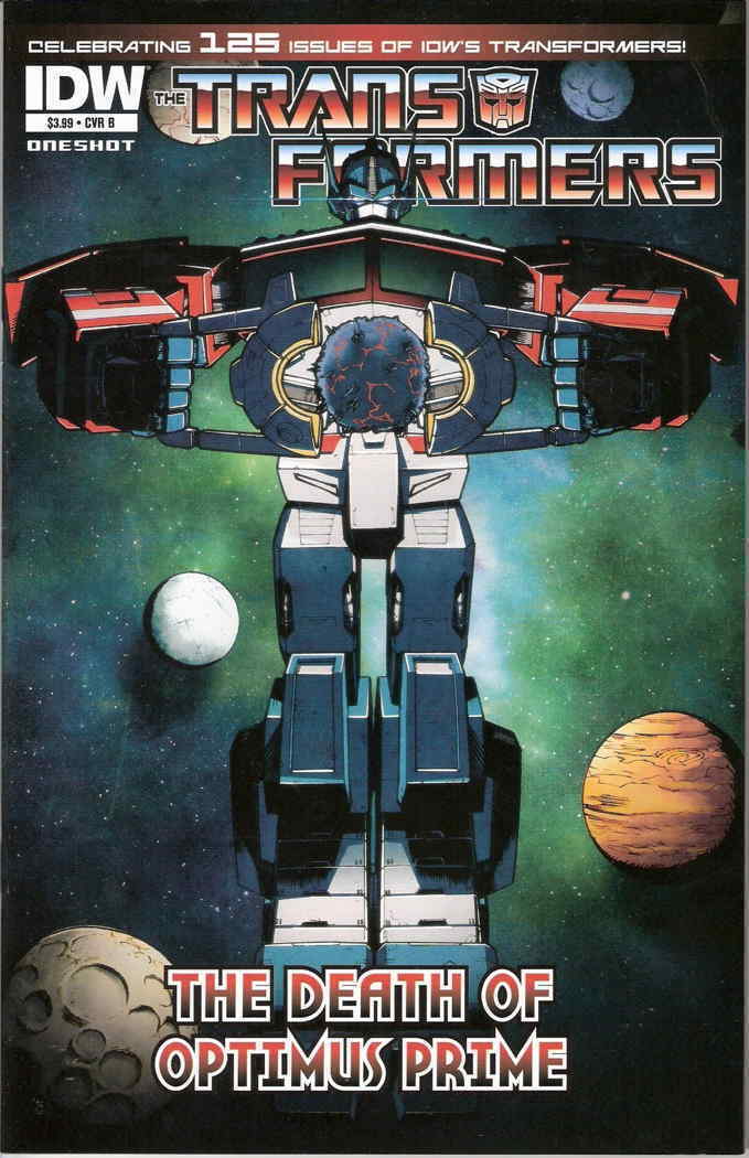 Transformers: Death of Optimus Prime #1B VF; IDW | we combine shipping ...