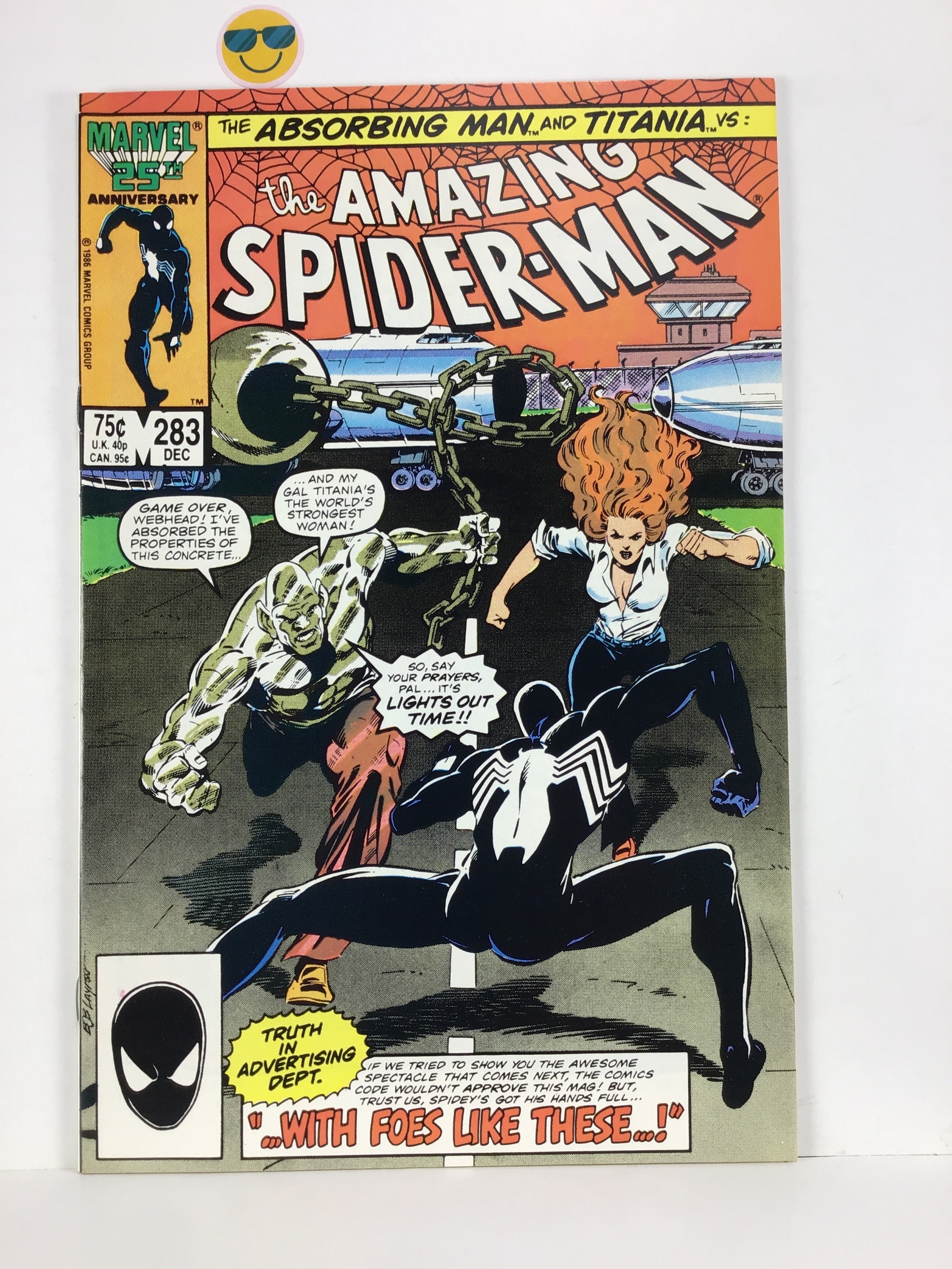 The Amazing Spider-Man #283 (1986) nm Key 1st cameo appearance mongoose ...