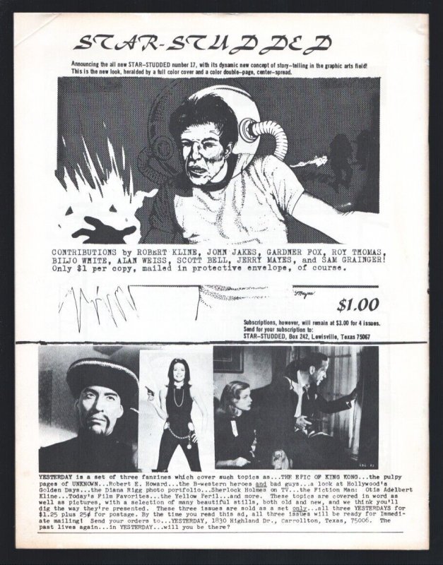 Doctor Weird #1 1970-1st issue-George R.R. Martin with Jim Starlin art ...