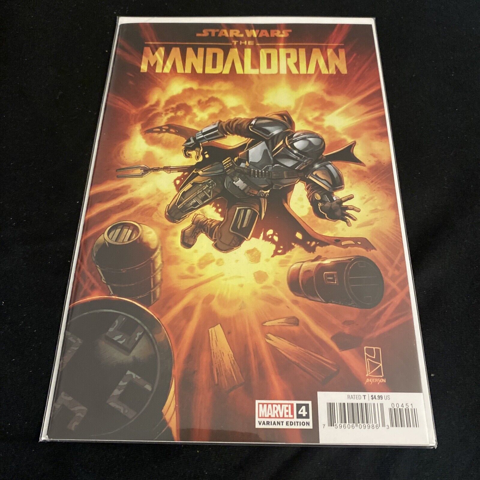 Star Wars Mandalorian #4 (2022) Jan Duursema 1:25 Variant Marvel Comics ...