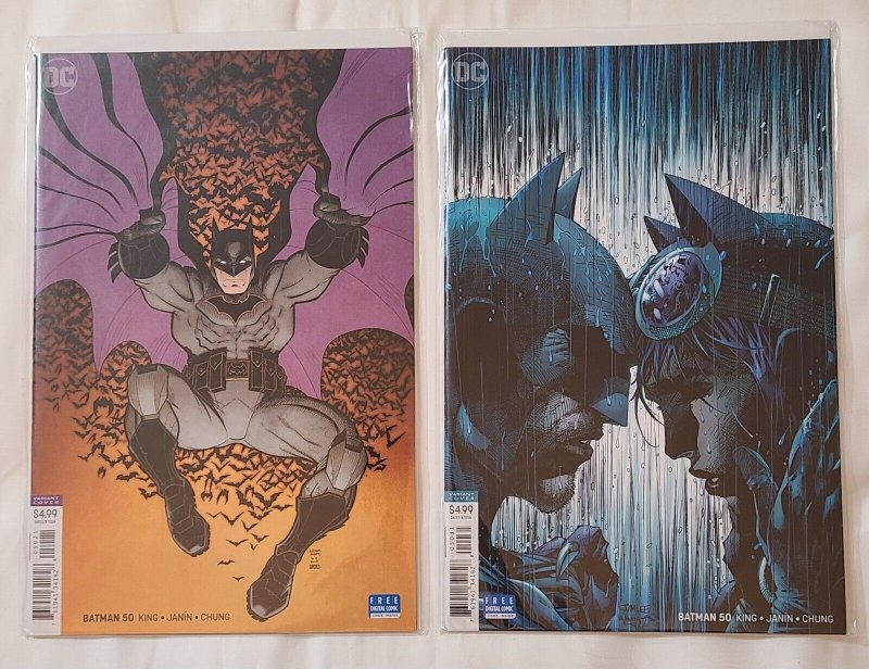 Batman #50B & 50C Variants (DC Comics 2018) Catwoman, NM | Comic Books ...