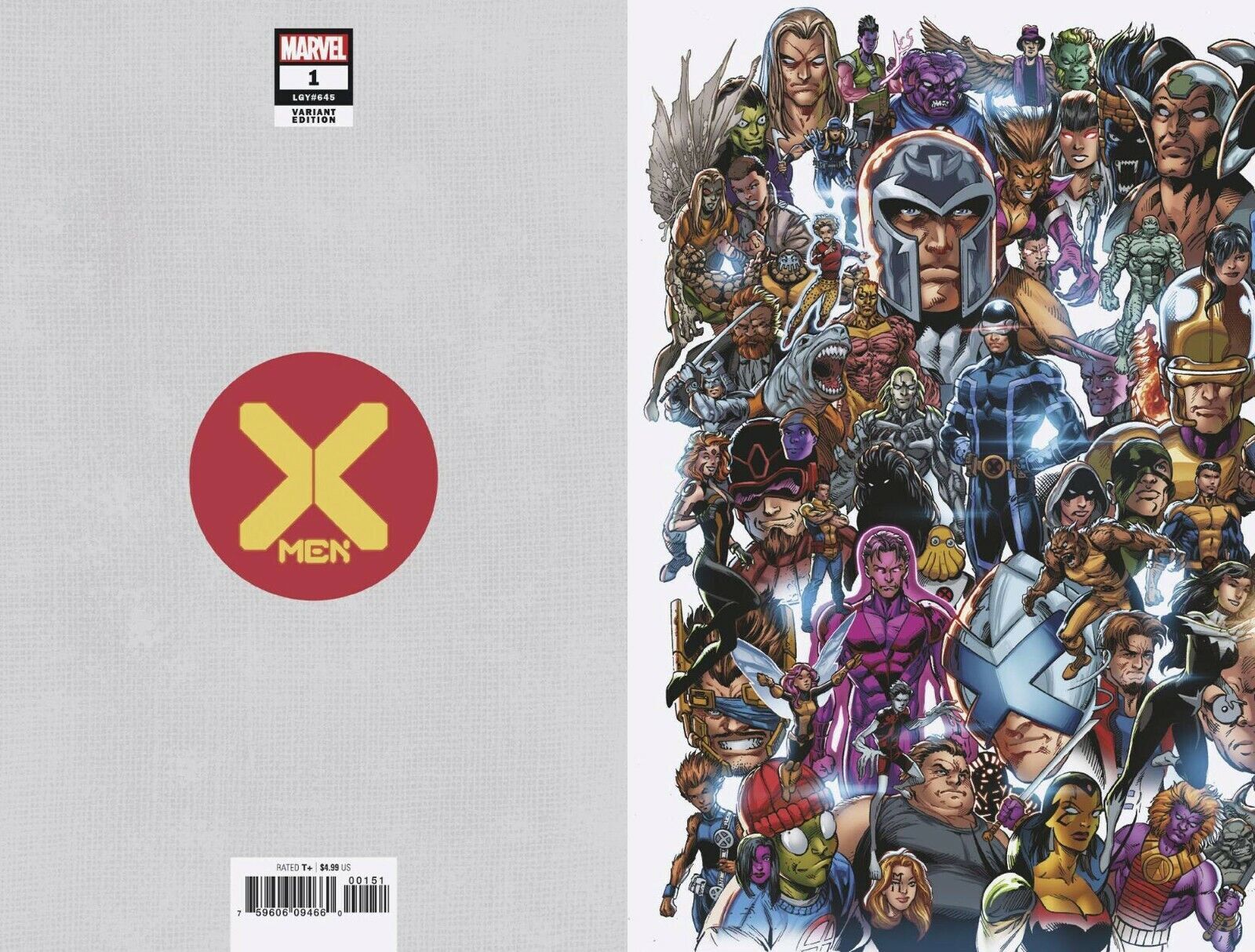 X-Men #1 Cover Bagley Every Mutant Ever Variant DX Marvel Comics 2021 ...