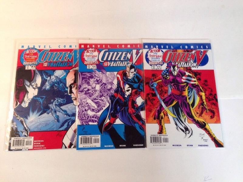 Citizen V And The Vbattalion 1-3 Complete Near Mint Lot Set Run | Comic ...
