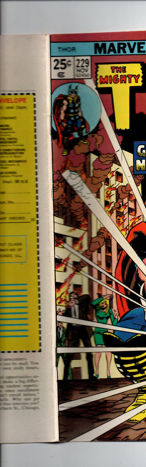 The Mighty Thor #229 - Advertisement for Hulk #181/Wolverine - MVS ...