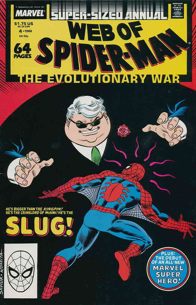 Web of Spider-Man, The Annual #4 GD ; Marvel | low grade comic Evolutionary War | Comic Books ...