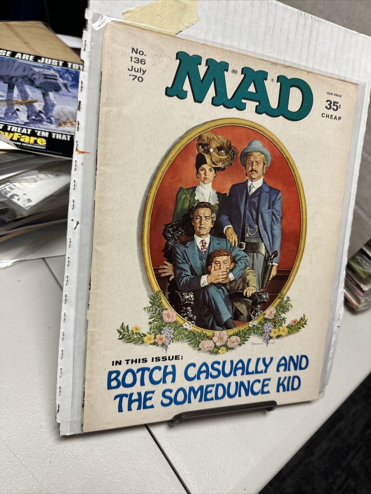 Mad Magazine July 1970 No 136 Collectibles Comics Botch Butch Cassidy ...