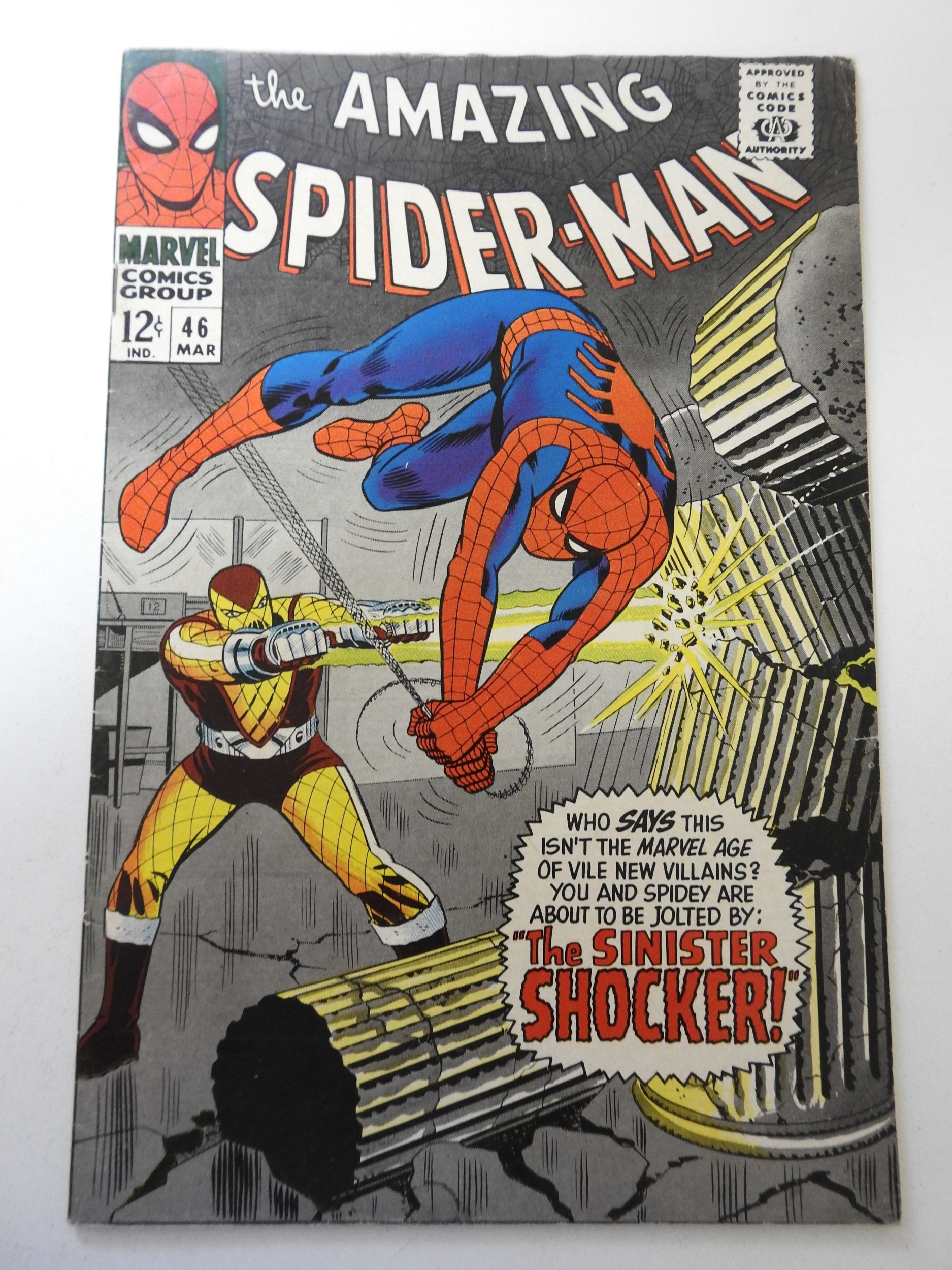 The Amazing Spider-Man #46 (1967) FN- Condition! moisture stain fc ...