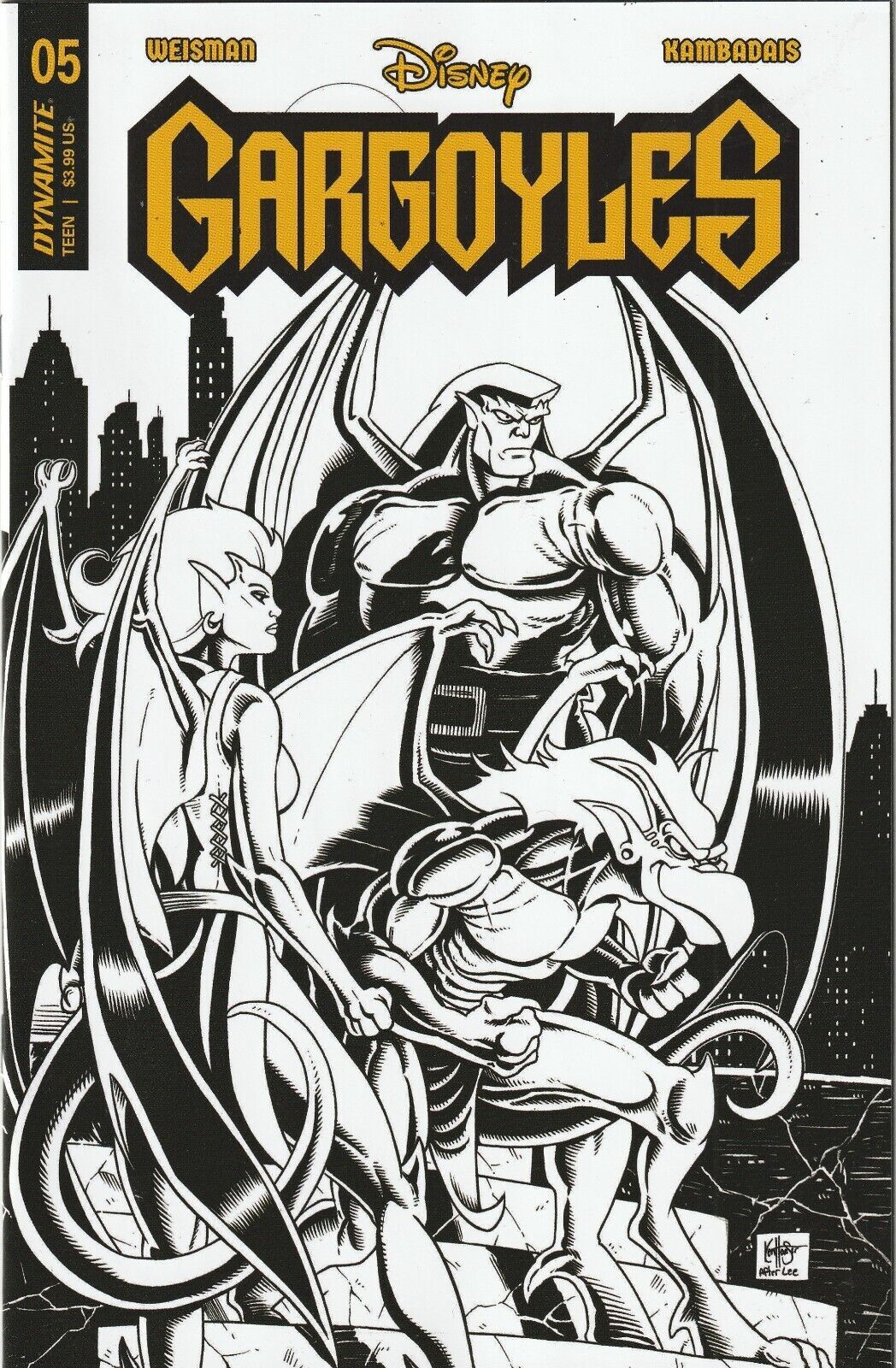 Gargoyles # 5 Variant 1:7 Cover V NM Dynamite [P1] | Comic Books ...