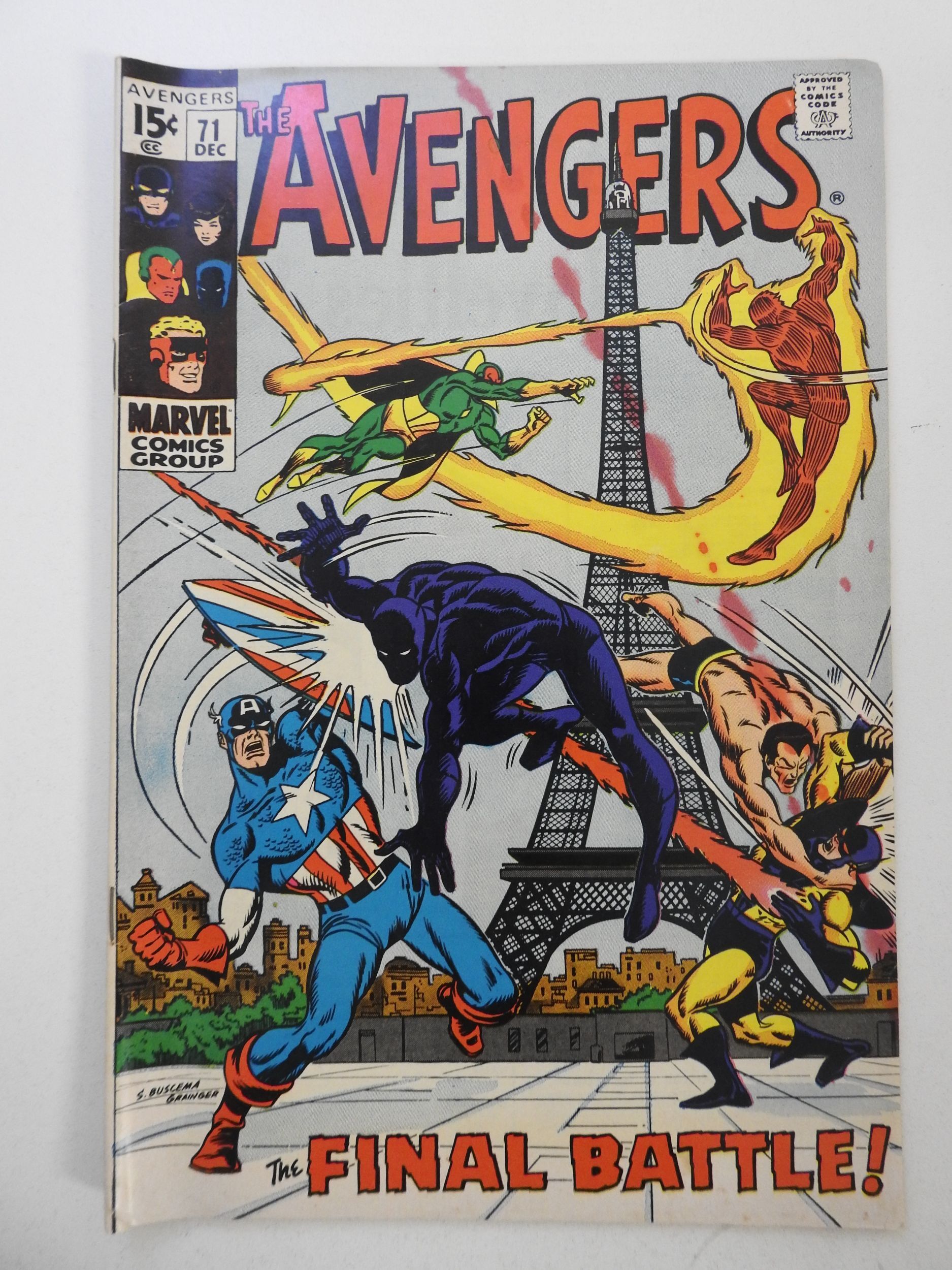 The Avengers #71 (1969) 1st App of The Invaders! Solid VG Condition ...