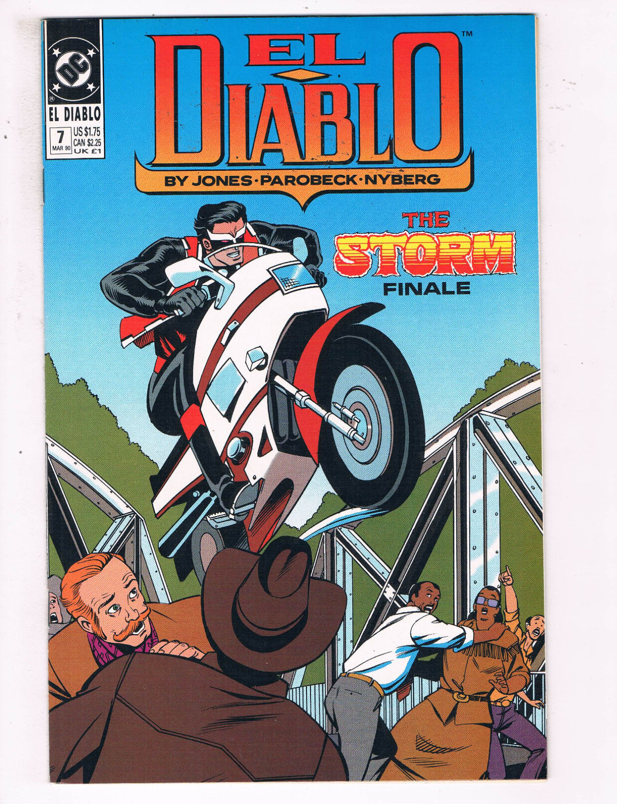 El Diablo #7 VF DC Comics Comic Book Jones March 1990 DE22 | Comic ...