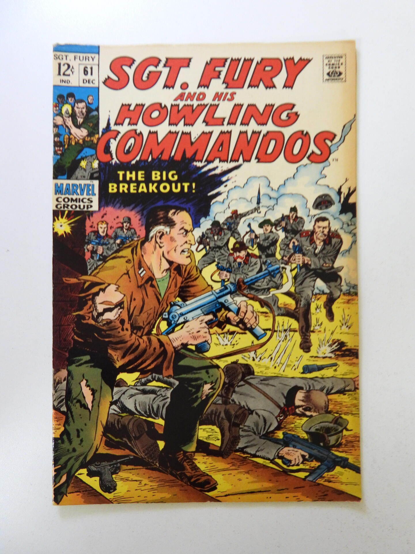 Sgt Fury 61 1968 VF Condition Comic Books Silver Age Marvel sgt-fury-61-1968-vf-condition-comic-books-silver-age-marvel