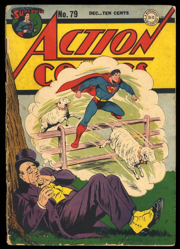 Action Comics #79 Fair 1.0 Golden Age! Superman Appearance! | Comic ...