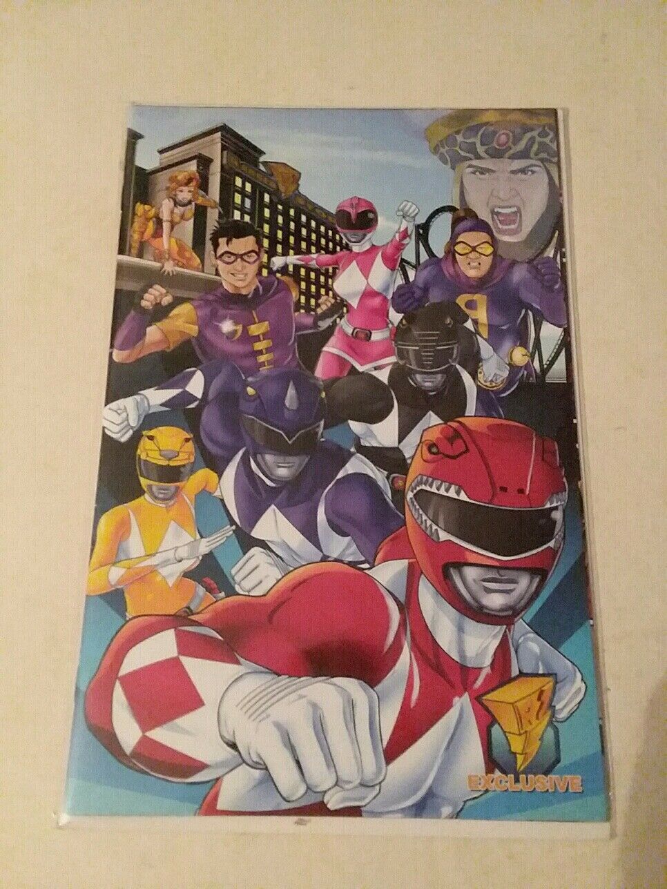 Mighty Morphin Power Rangers #20 Ranger Stop Exclusive Variant + #1, #4 ...