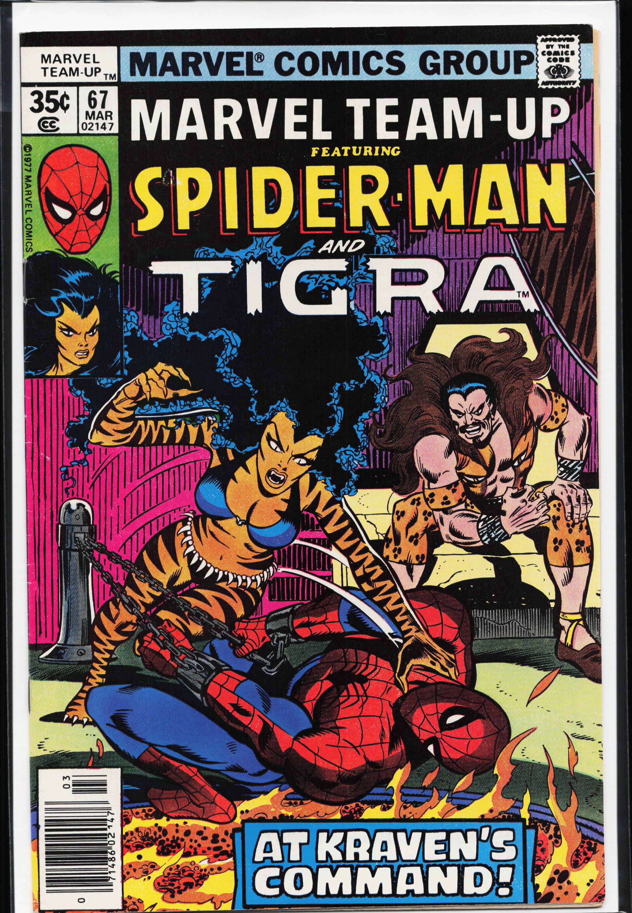 Marvel Team-Up #67 (1978) Tigra | Comic Books - Bronze Age, Marvel ...