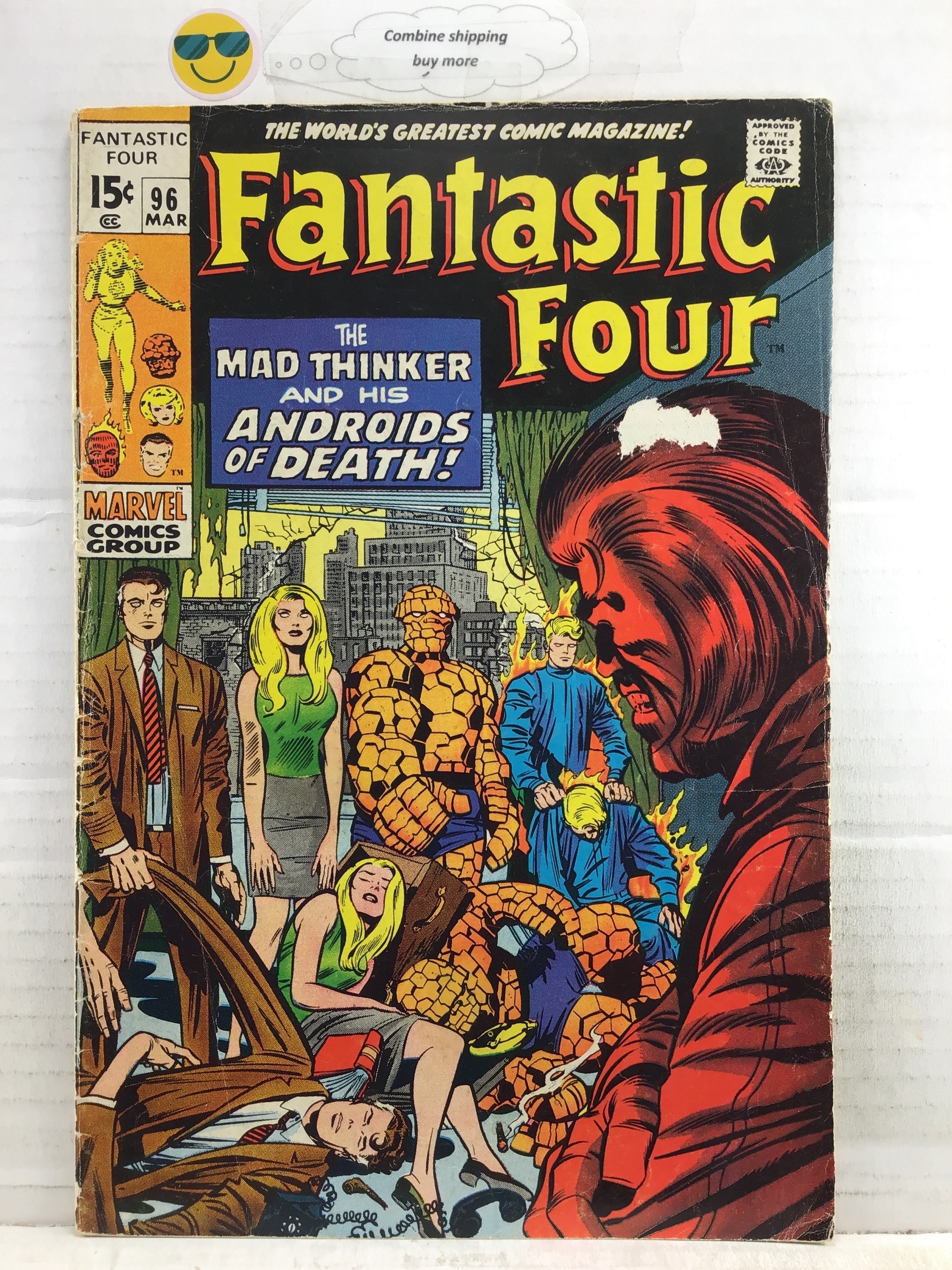 Fantastic Four #96 (1970) the mad thinker and android | Comic Books ...