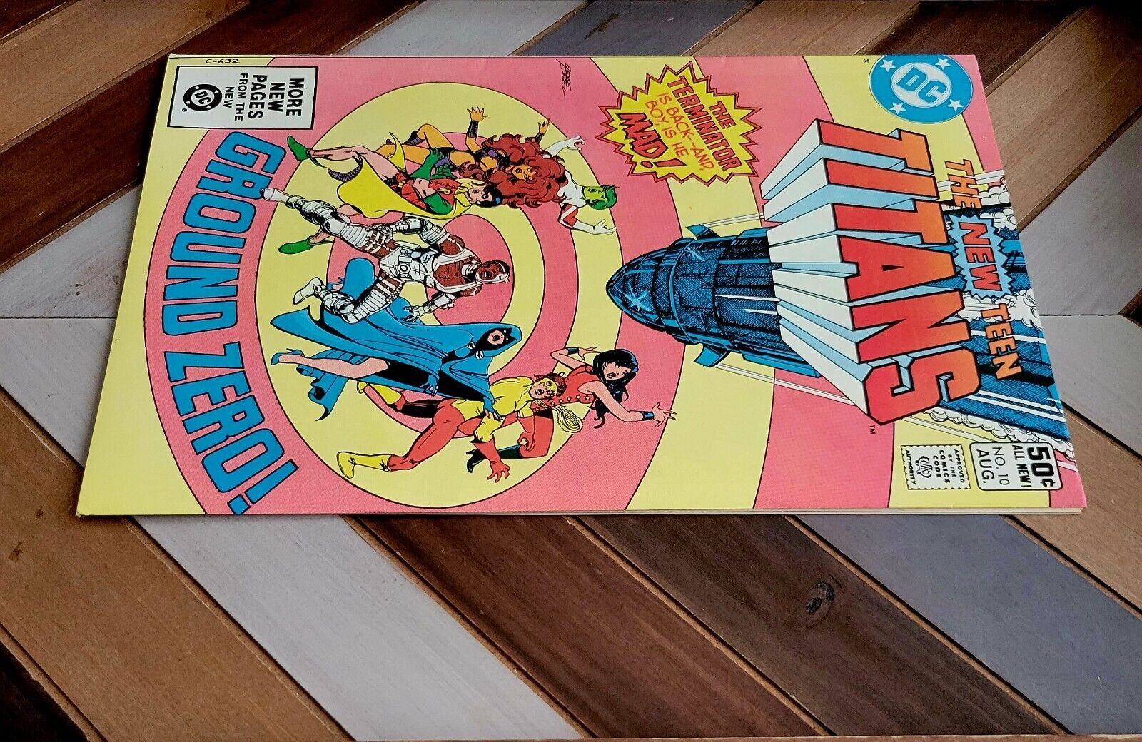 New Teen Titans #10 VF (DC 1981) 3rd appearance DEATHSTROKE! George ...