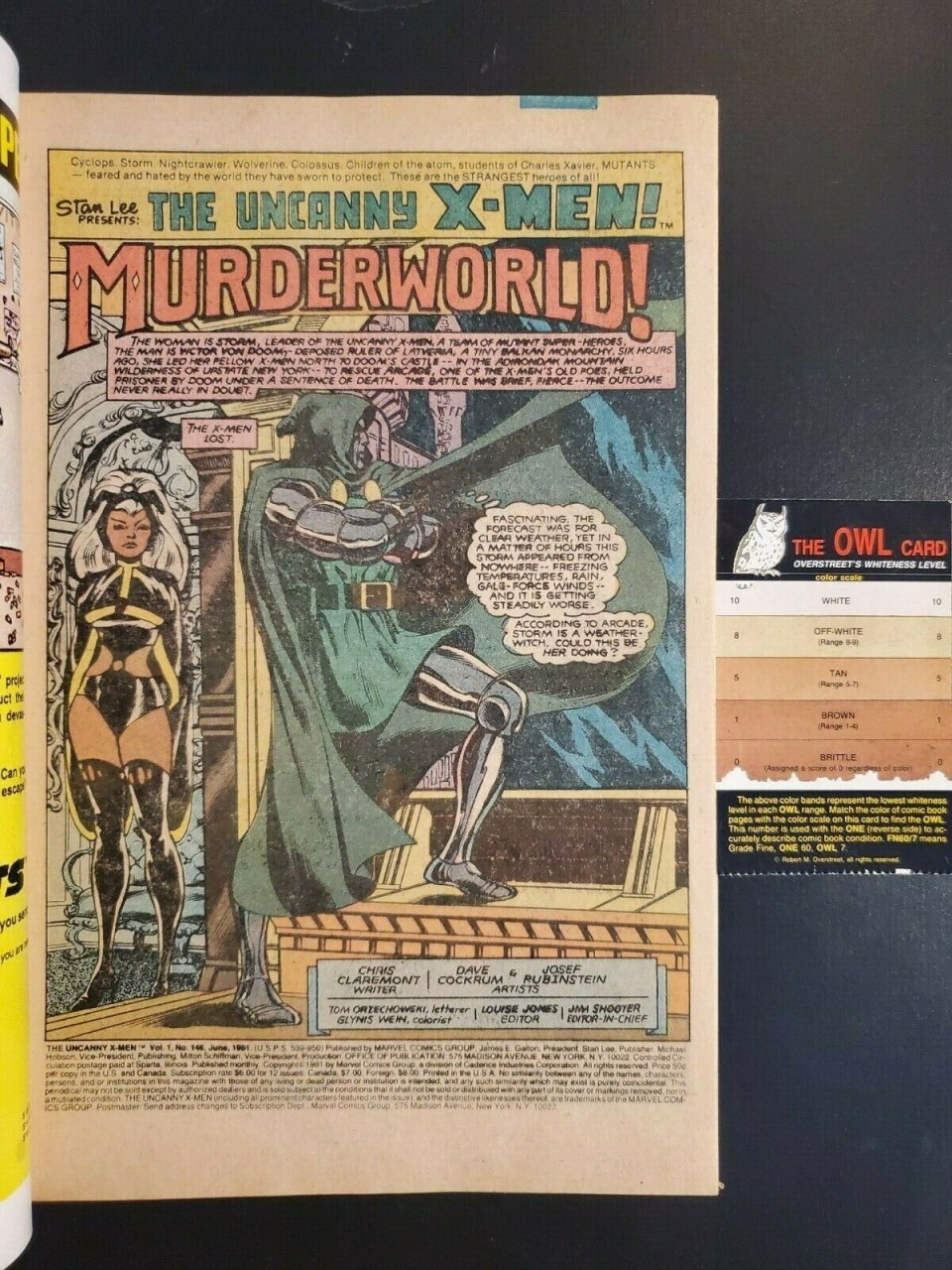 Uncanny X-Men #146 (1981) VF- (7.5) Murderworld! vs Arcade Claremont ...