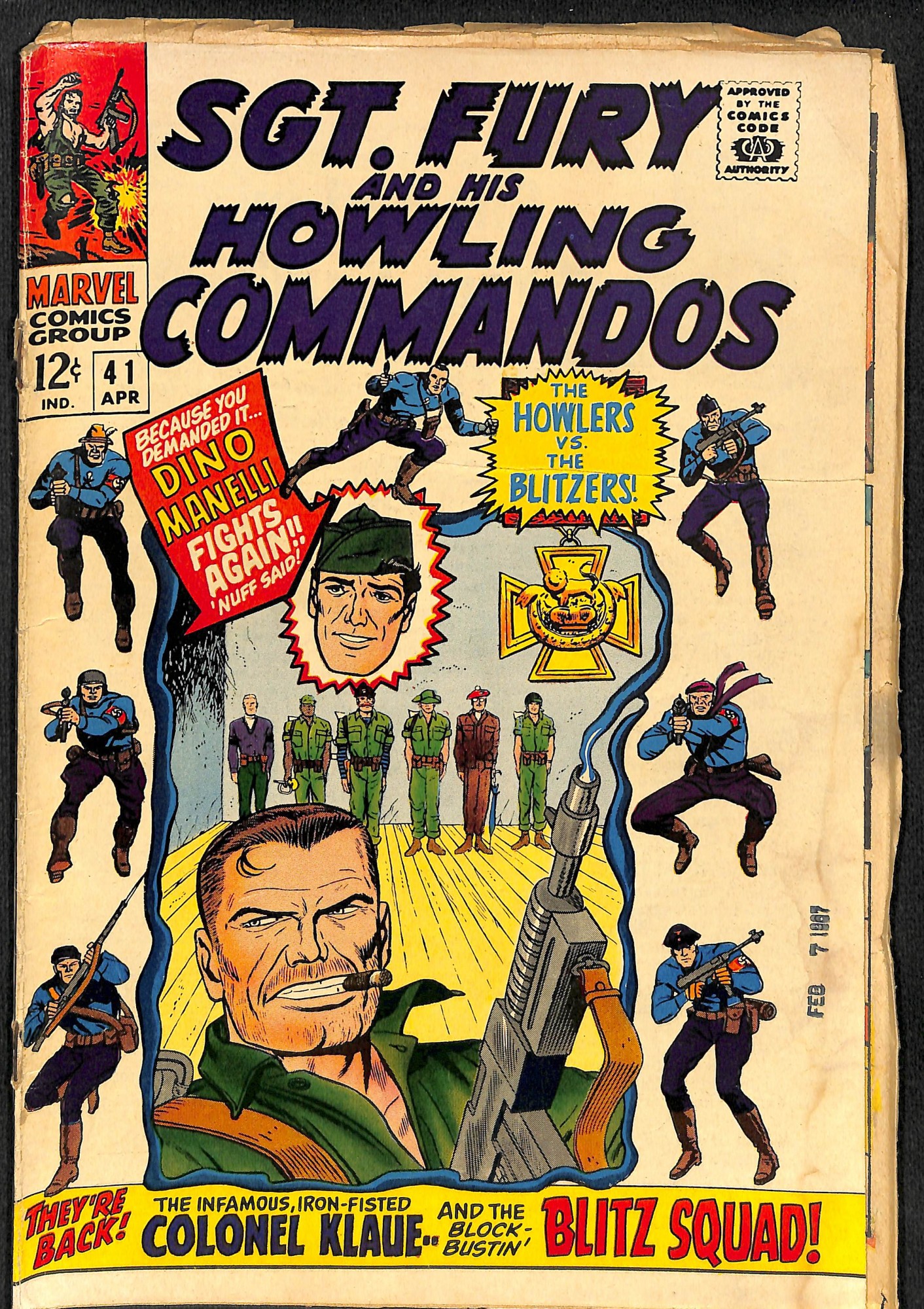 Sgt. Fury #41 (1967) | Comic Books - Silver Age, Marvel / HipComic