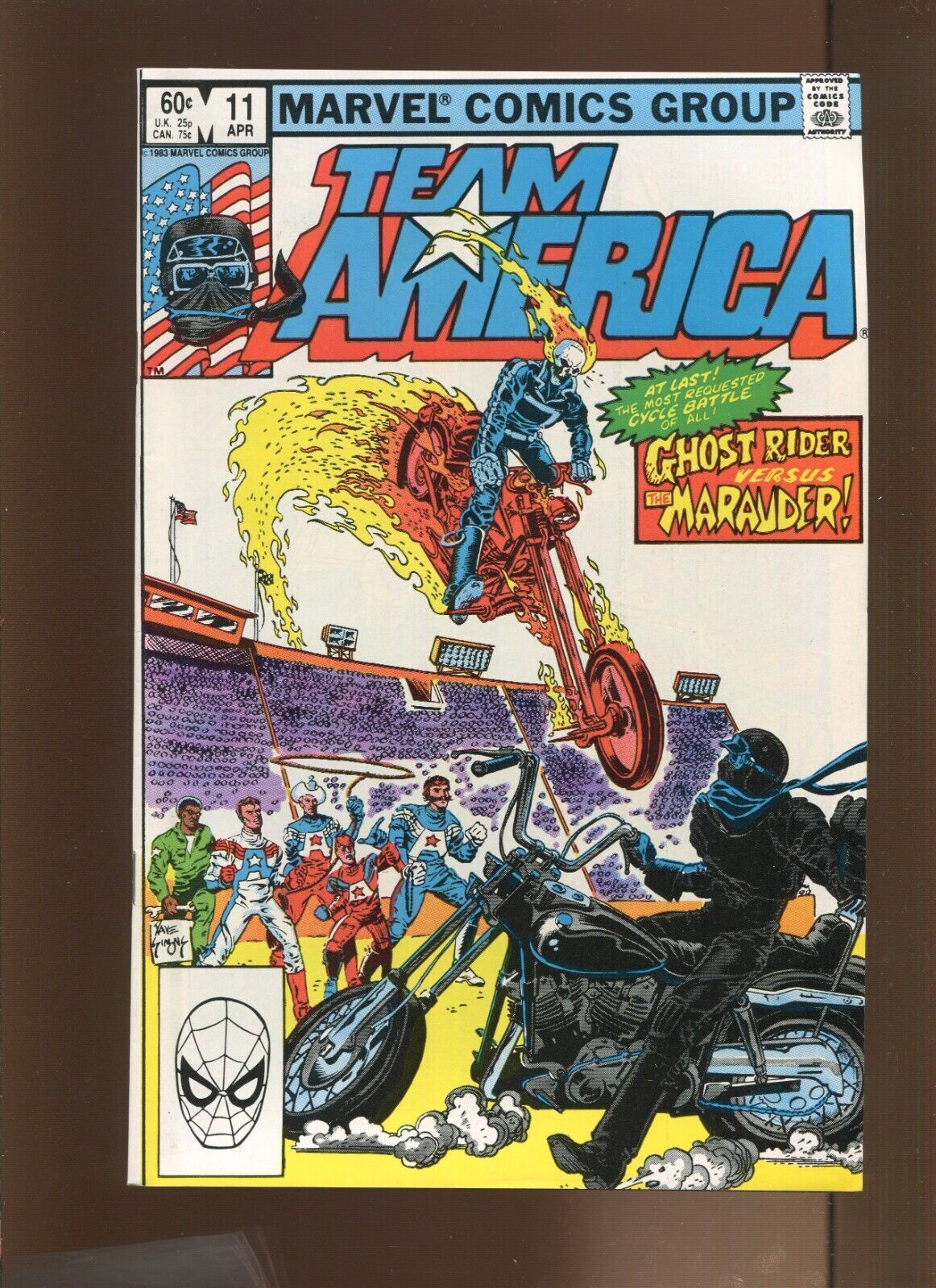 Team America #11 - Dave Simons Cover Art. Ghost Rider Appearance. (9.2 ...
