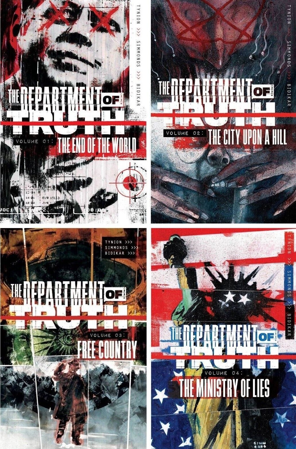 DEPARTMENT OF TRUTH TPB 1 2 3 4 COMPLETE SET! Tynion & Simmonds! Image ...