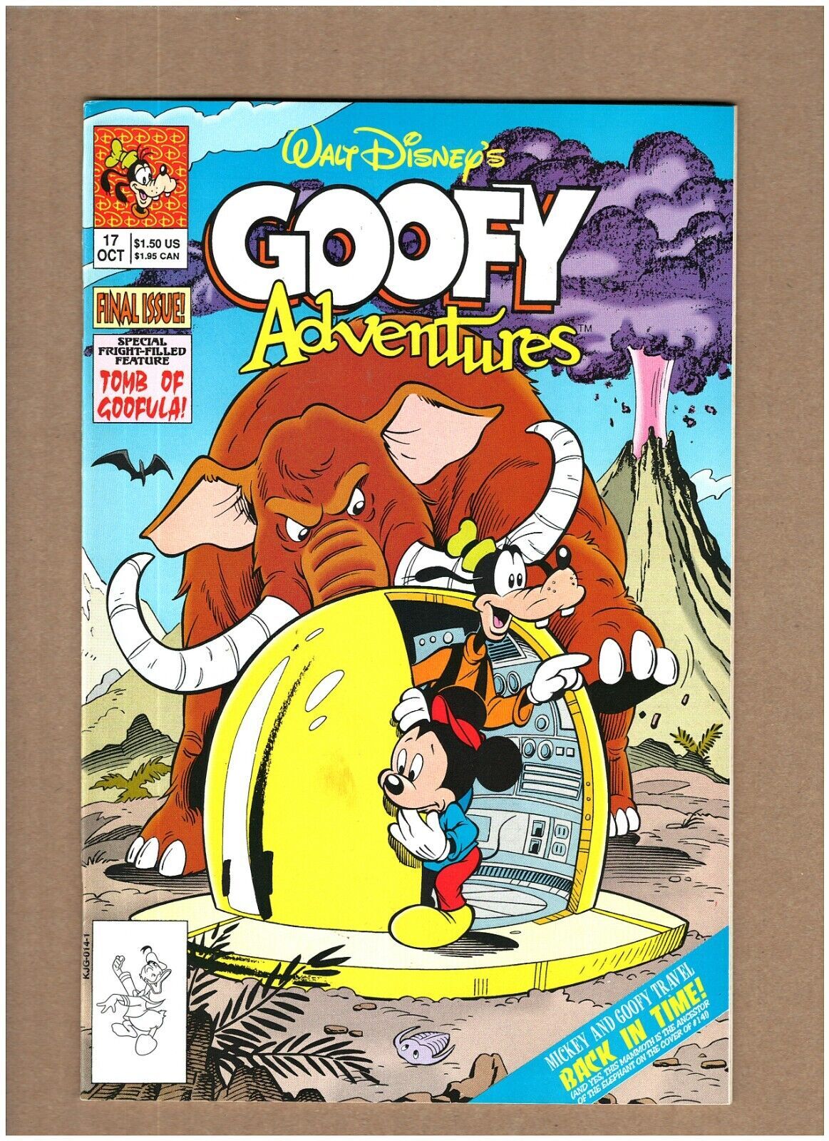 Walt Disney's Goofy Adventures #17 Disney Comics 1991 Tomb of Dracula ...